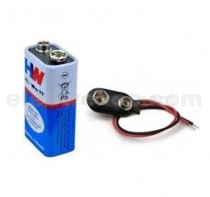 DC 9V Battery Snap Connector - Electrobes