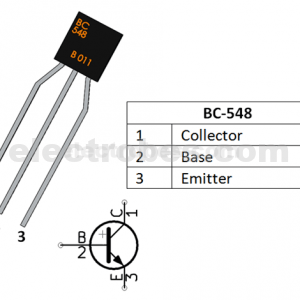 BC548 NPN Transistor - Electrobes
