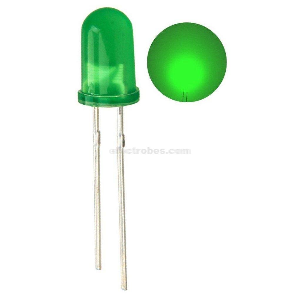 5mm Green LED - Electrobes