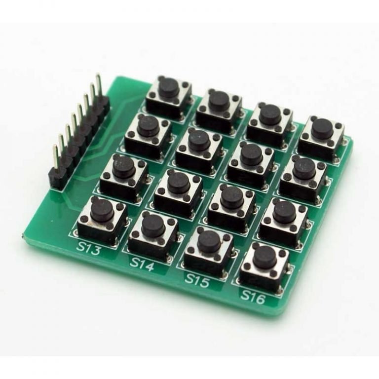 4×4 Matrix 16 Keypad Keyboard Module 16 Button in Pakistan