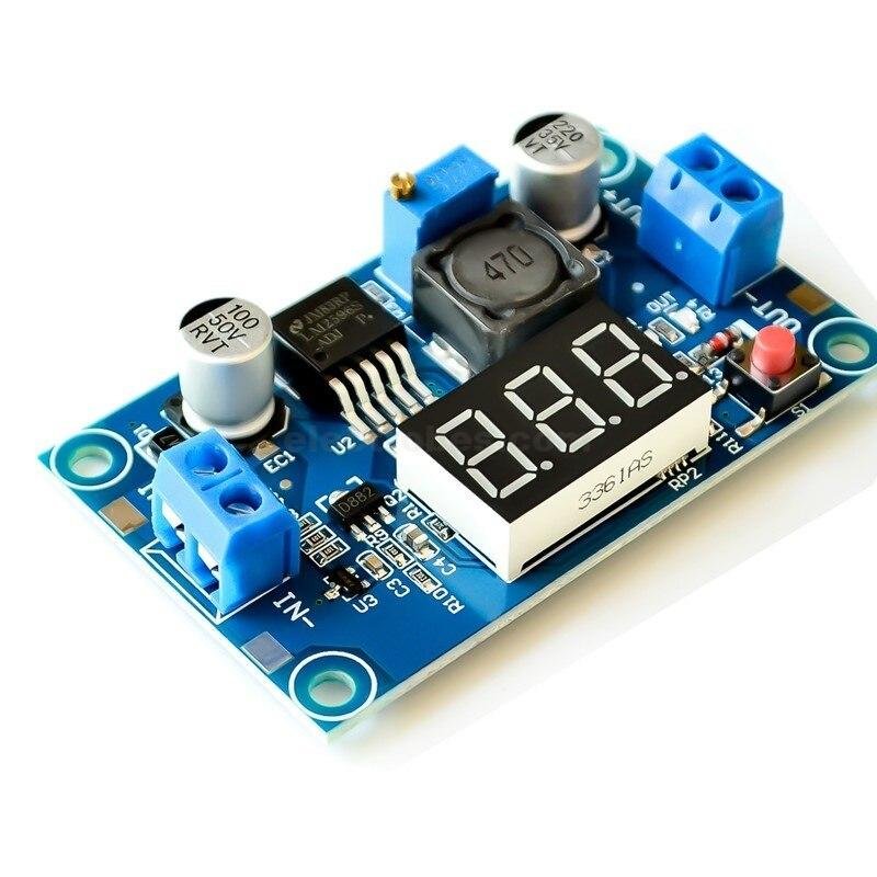 LM2596 DC-DC Buck Power Supply Module w/ Display in Pakistan