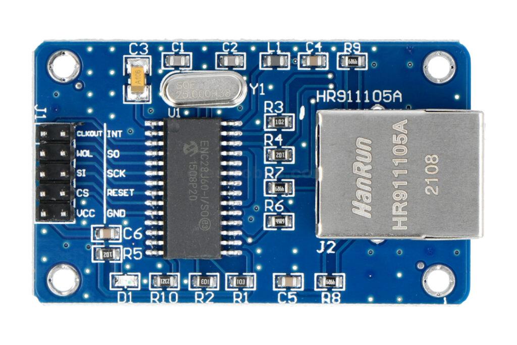 ENC28J60 Ethernet LAN Network Module – Electrobes
