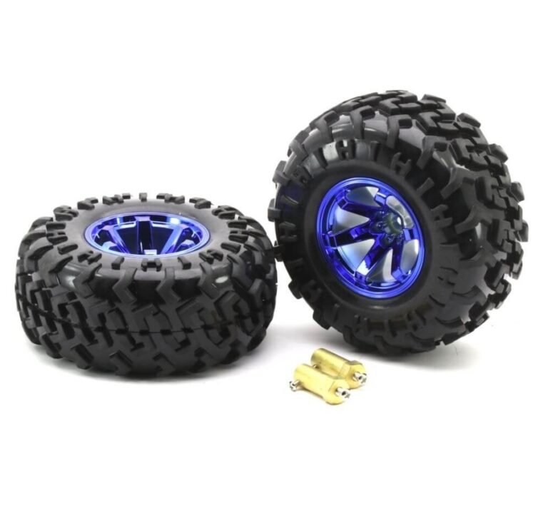 130mm Robot Wheel for ATV and DIY RoboticsCar in Pakistan