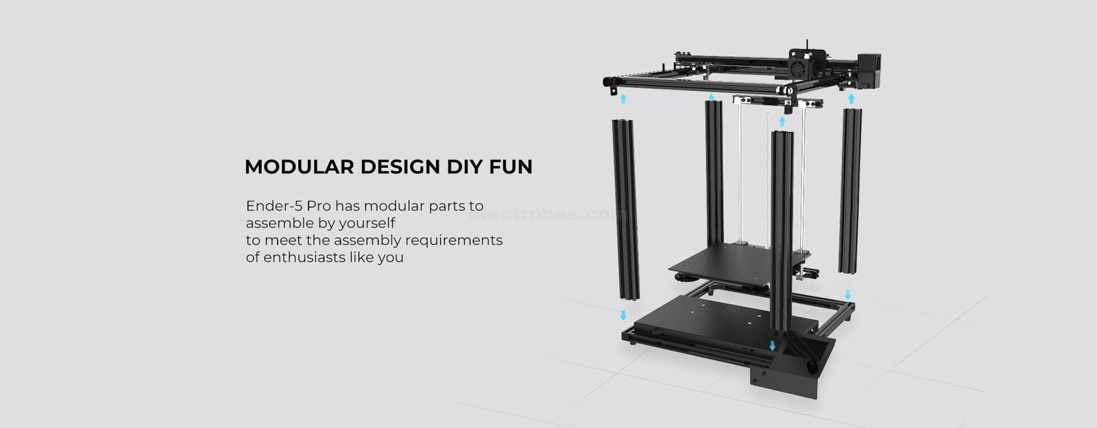 CREALITY Ender-5 FDM 3D Printer 22x22x30cm Bed in Pakistan