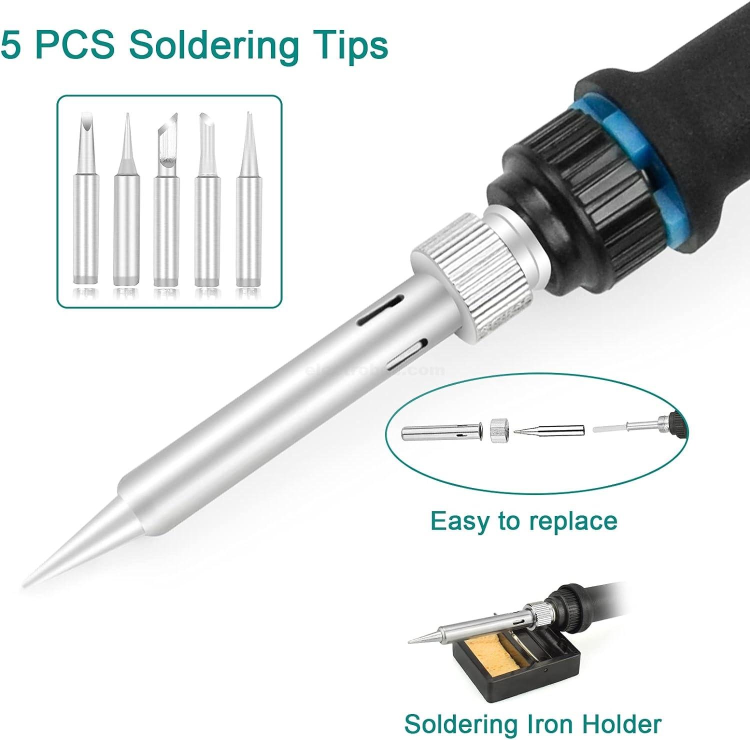 80W Digital Display Adjustable Soldering Iron in Pakistan