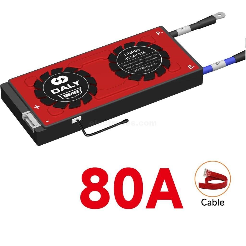 8S 24V 80A LifePo4 3.2V Battery Balanced BMS in Pakistan